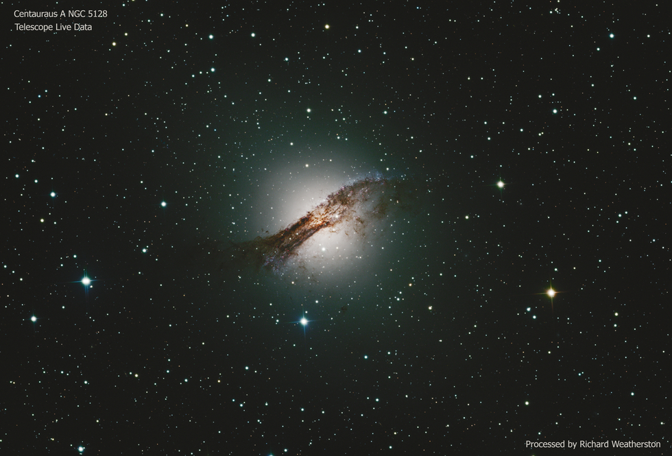 Centaurus A NGC 5128 | Telescope Live